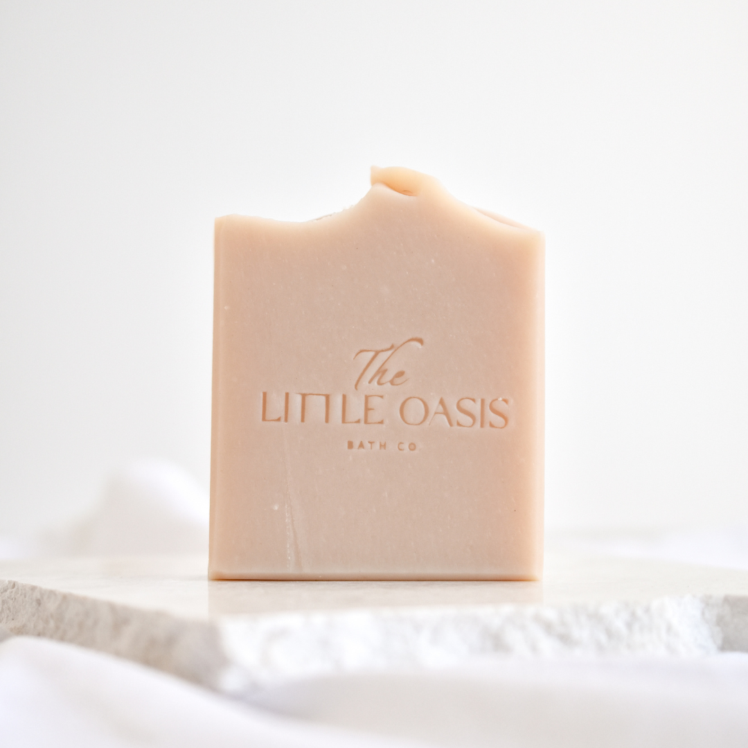 Coconut Rose Natural Handmade Soap Bar – The Little Oasis Bath Co.